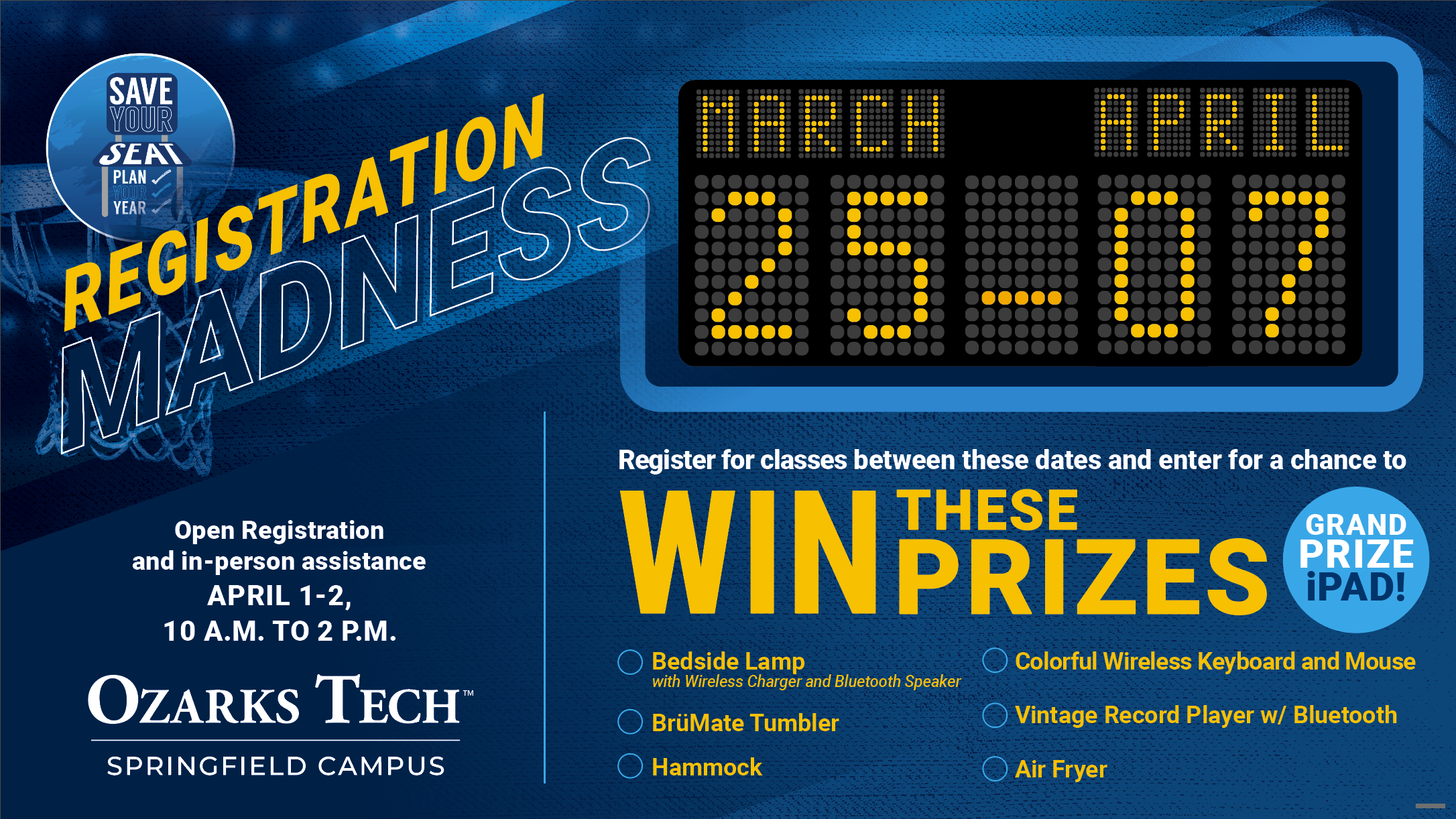 Registration Madness: Save Your Seat, Plan Your Year – OTC Calendar of ...